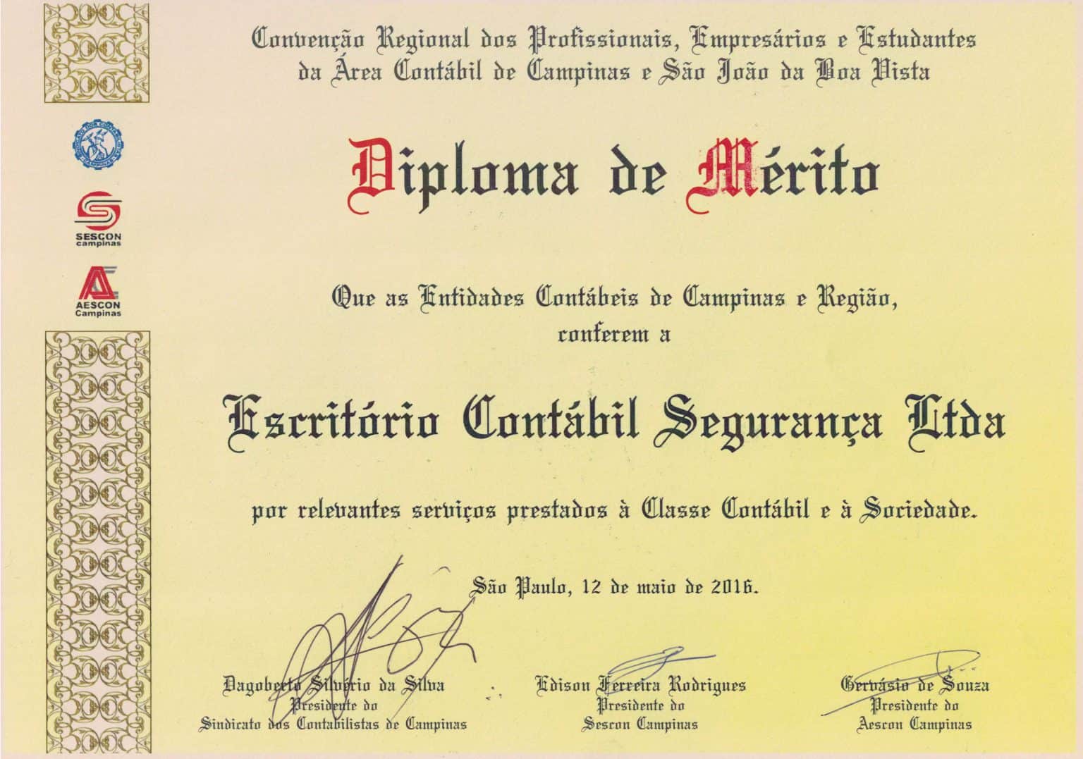 Quem somos - Escritório Contábil Segurança Ltda